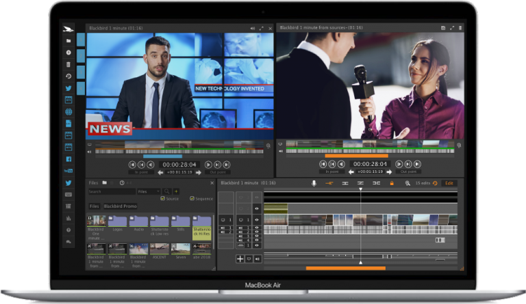 The cloud native video editing and publishing platform - Blackbird