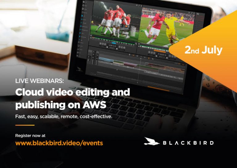 Webinar: Cloud video editing and publishing on AWS - Blackbird