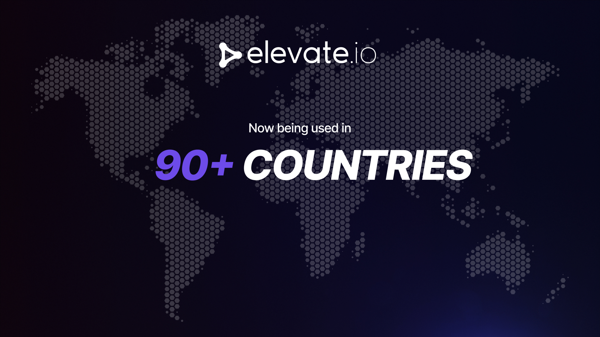 elevate.io goes global serving users in 90+ countries - Blackbird